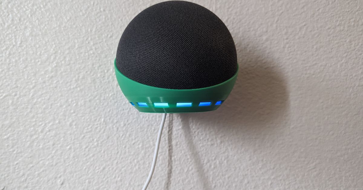 Echo Dot 4th & 5th Gen Wall Mount by PeopleWantPrints | Download free ...