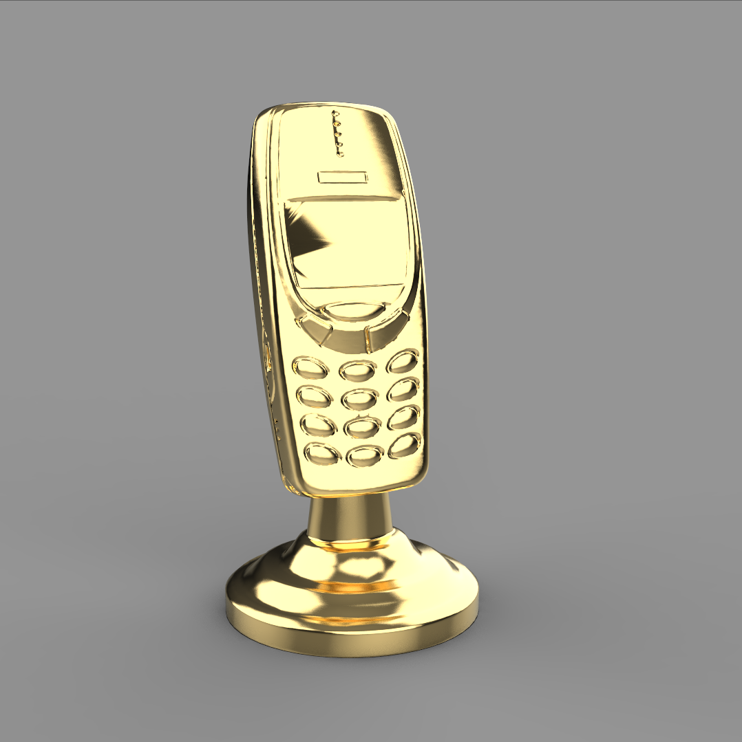 Nokia 3310 trophy by Daniel Krejci | Download free STL model ...
