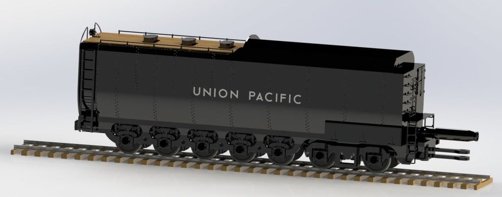 4-8-8-4 Big Boy Tender by Farscape1111 | Download free STL model ...