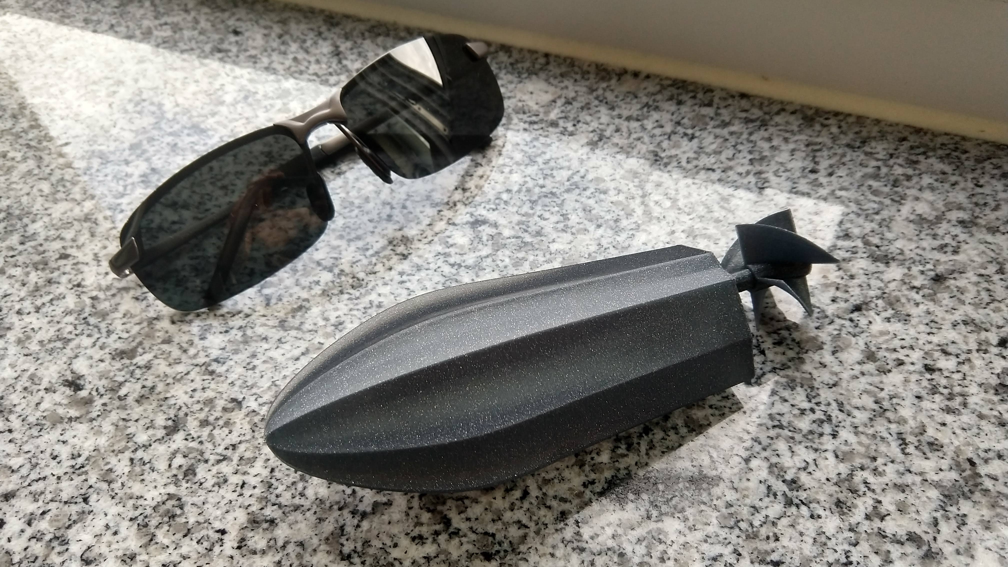 Mini wind-up boat prototype screwless by Mike | Download free STL model ...