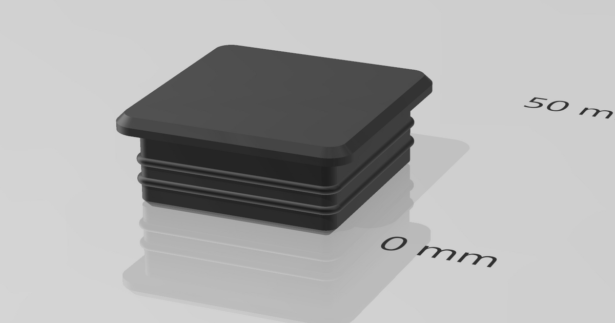 Square tube plugs by Mario M | Download free STL model | Printables.com