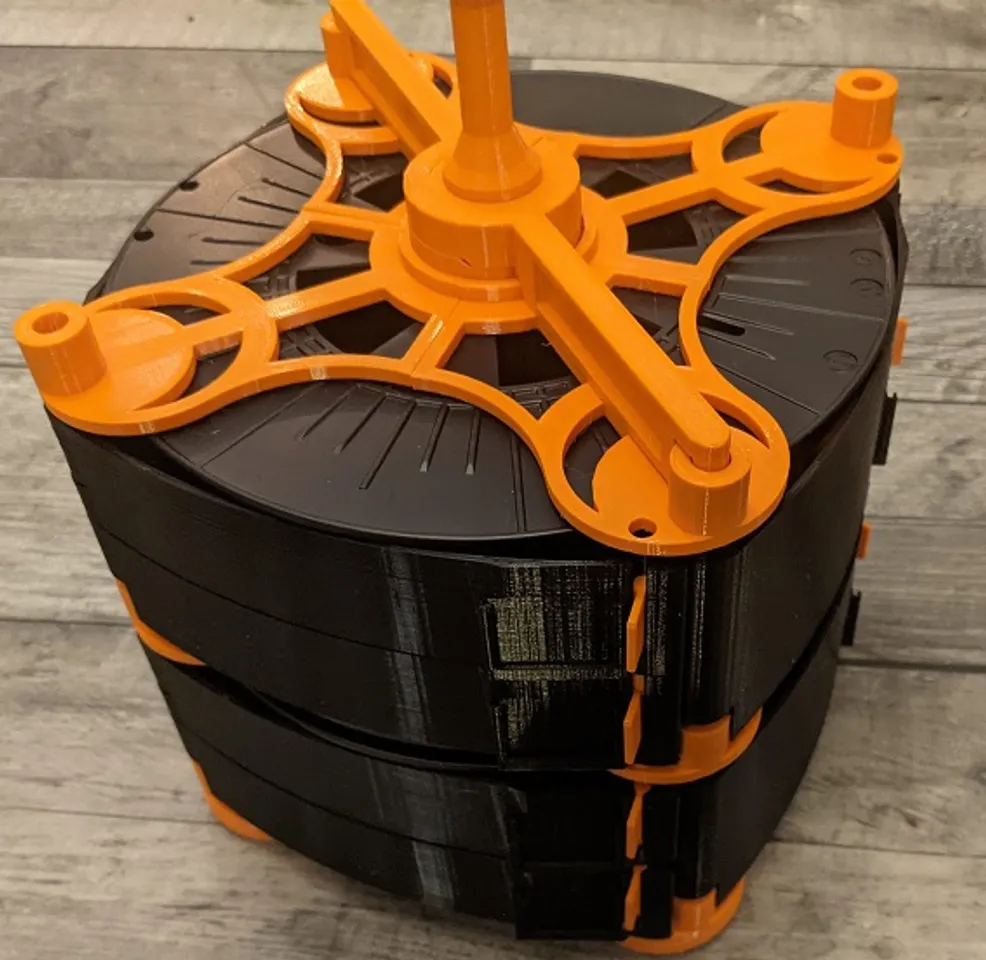 Robust, Stackable, Recycled Spool Storage Drawers by remington ...