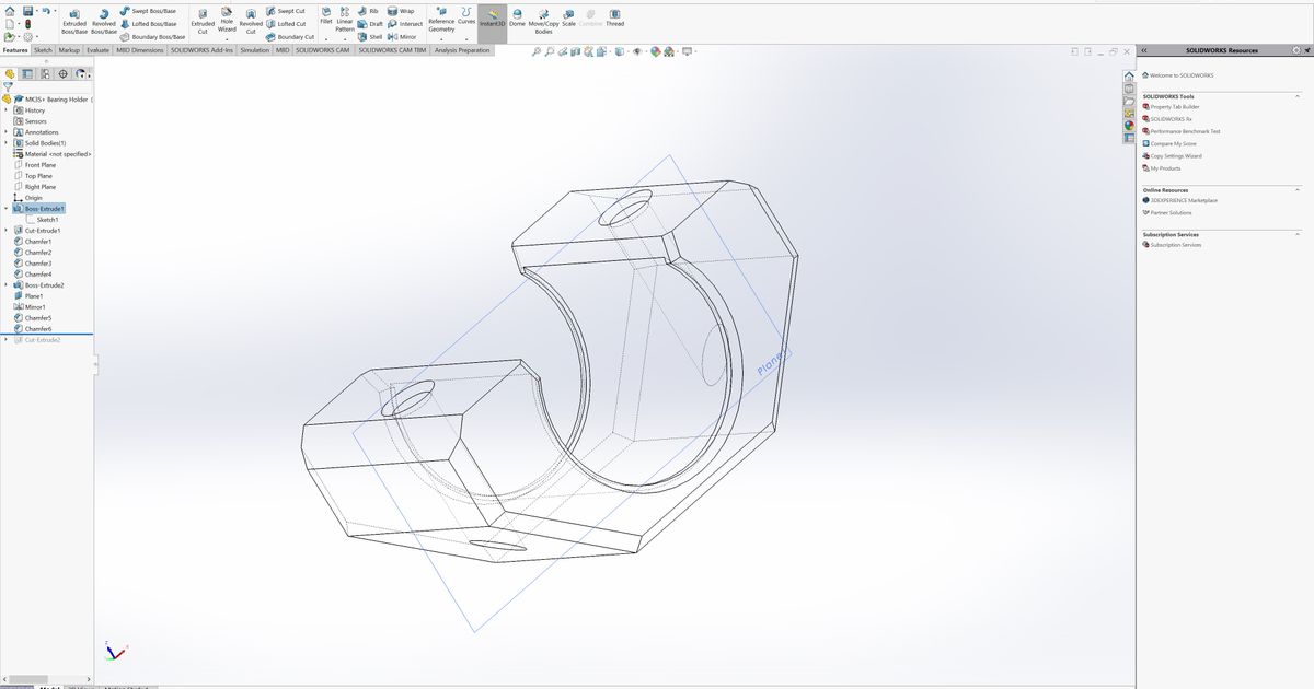 MK3s+ Bearing Holder by Mr 3d Print Wizard | Download free STL model ...