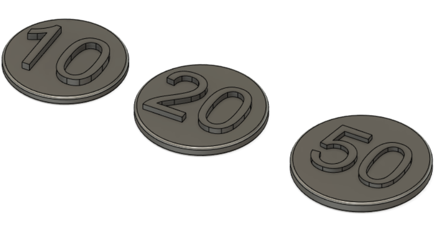 Simple coin props by Jakub Zahálka | Download free STL model ...