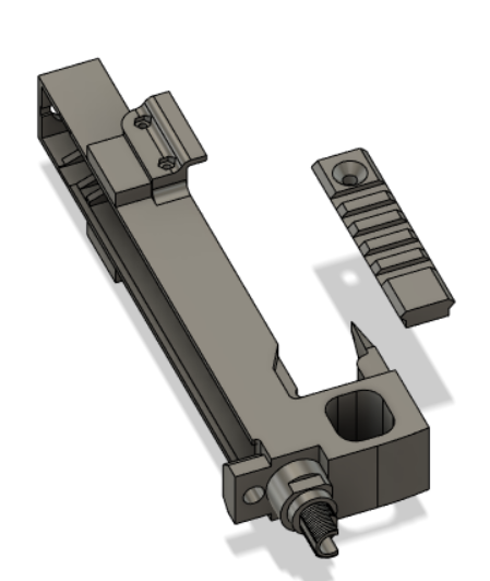 P90 upper receiver - airsoft by Jakub Zahálka | Download free STL model ...