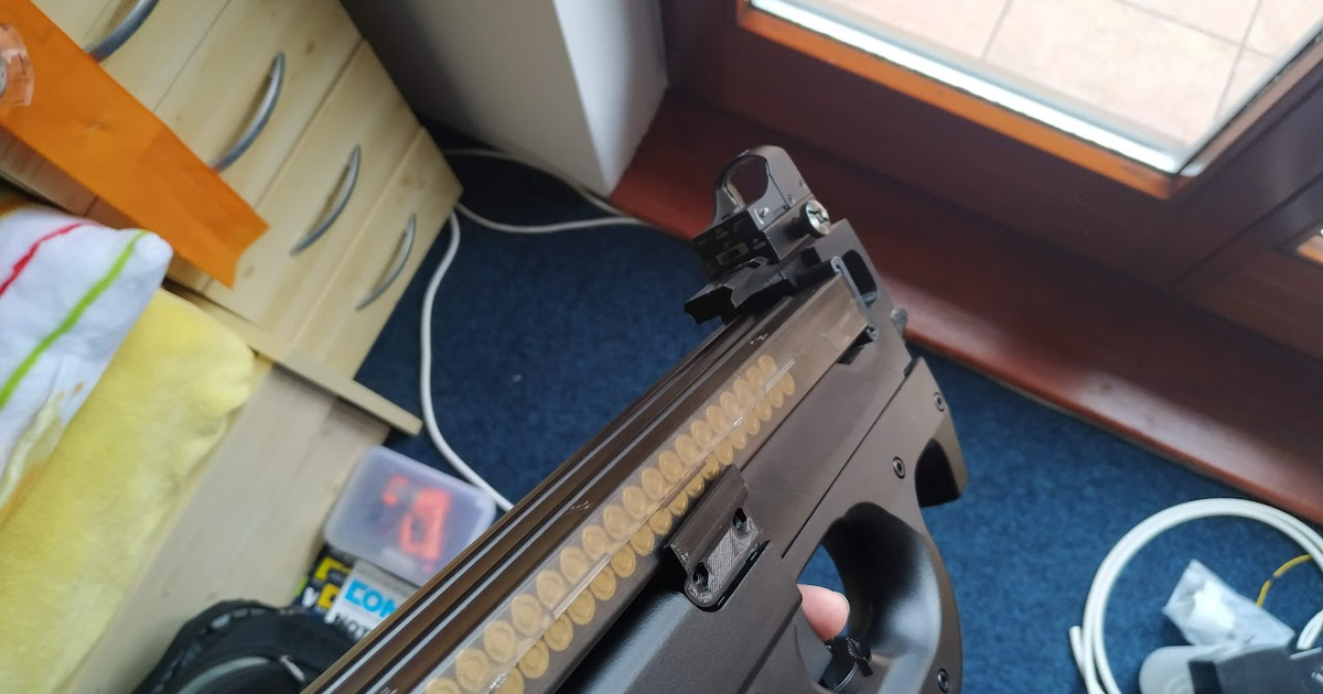 P90 upper receiver - airsoft by Jakub Zahálka | Download free STL model ...