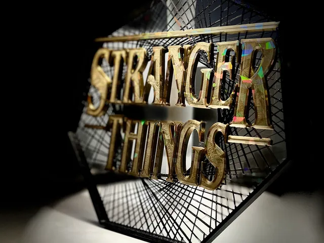 Stranger Things STRING ART 3D optical illusion By Art3Dchoix by # ...