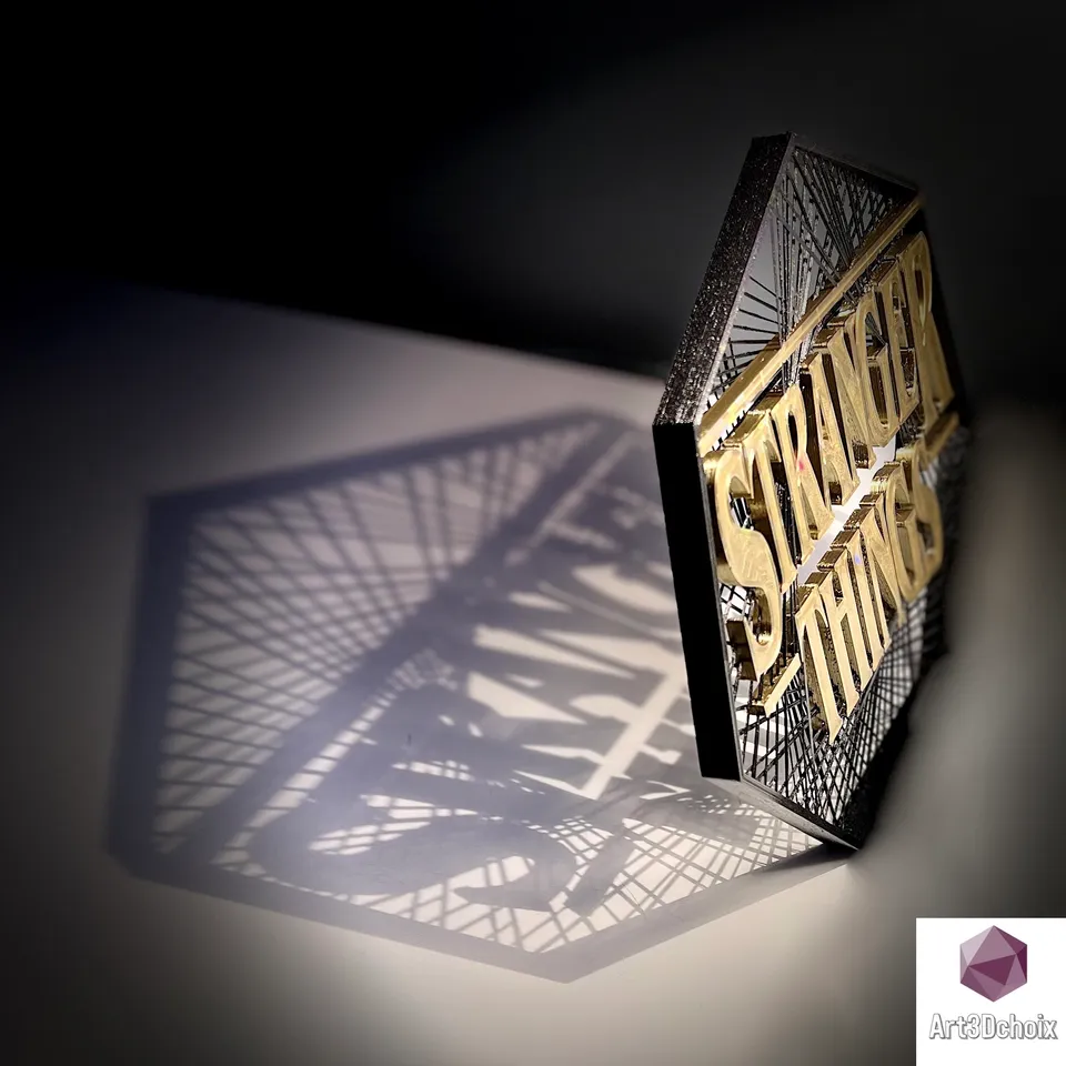 Stranger Things STRING ART 3D optical illusion By Art3Dchoix by # ...