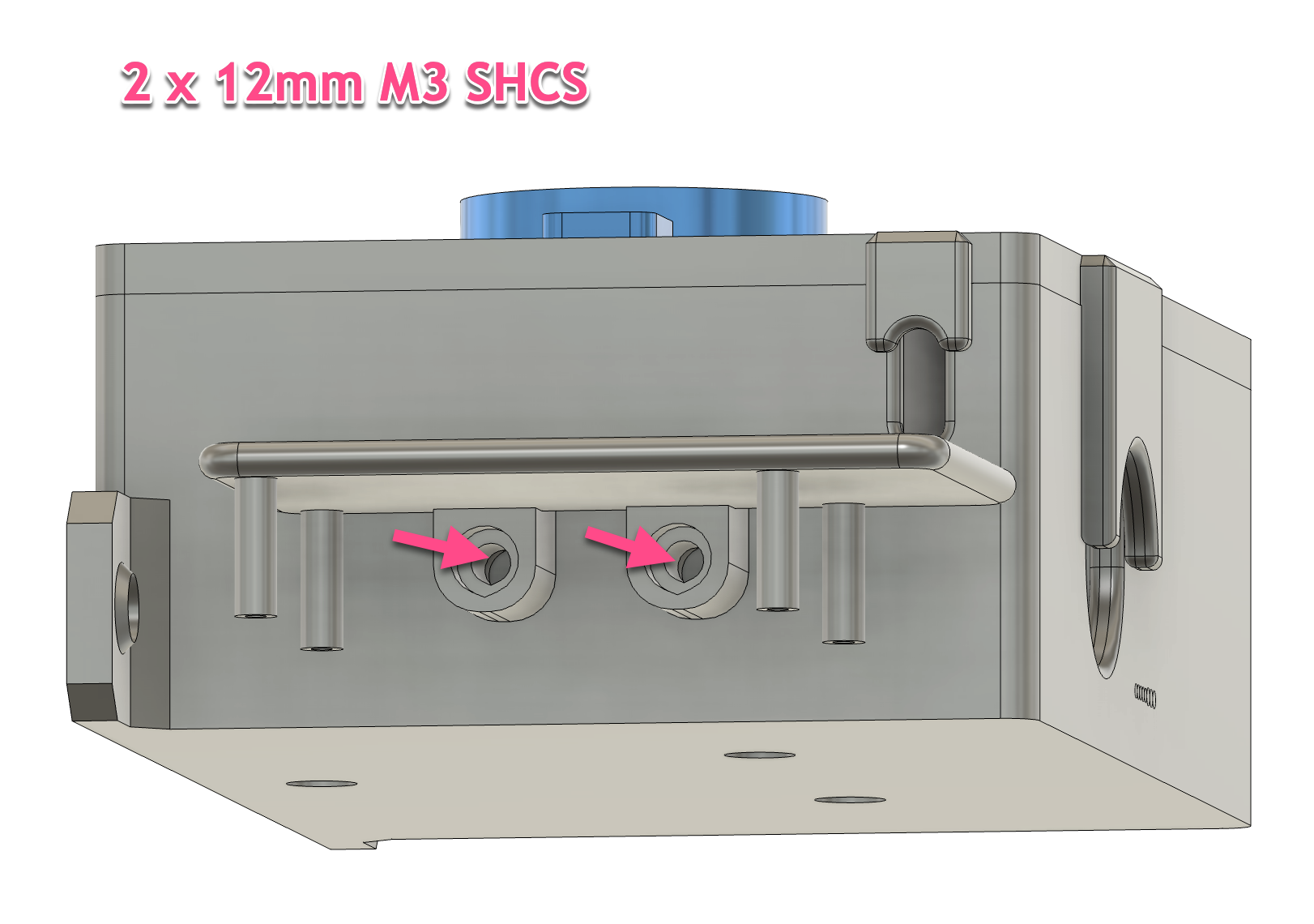 WS7040 CPAP fan mount for aluminum extrusion (Voron 2.4 compatible) por ...