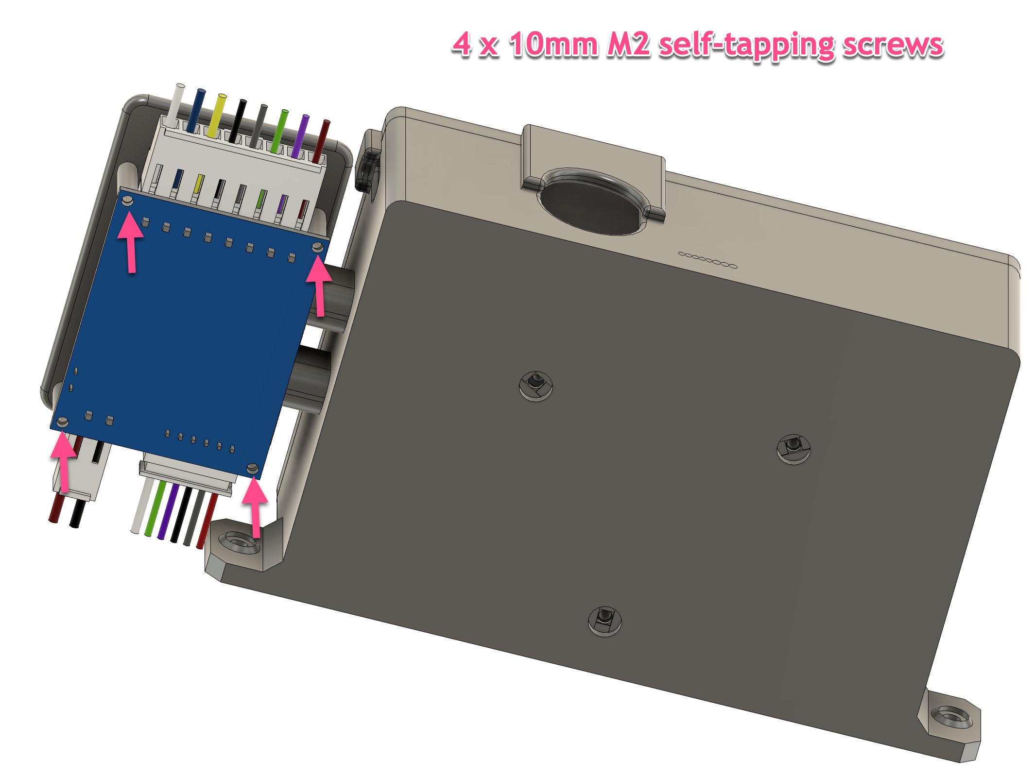WS7040 CPAP fan mount for aluminum extrusion (Voron 2.4 compatible) por ...