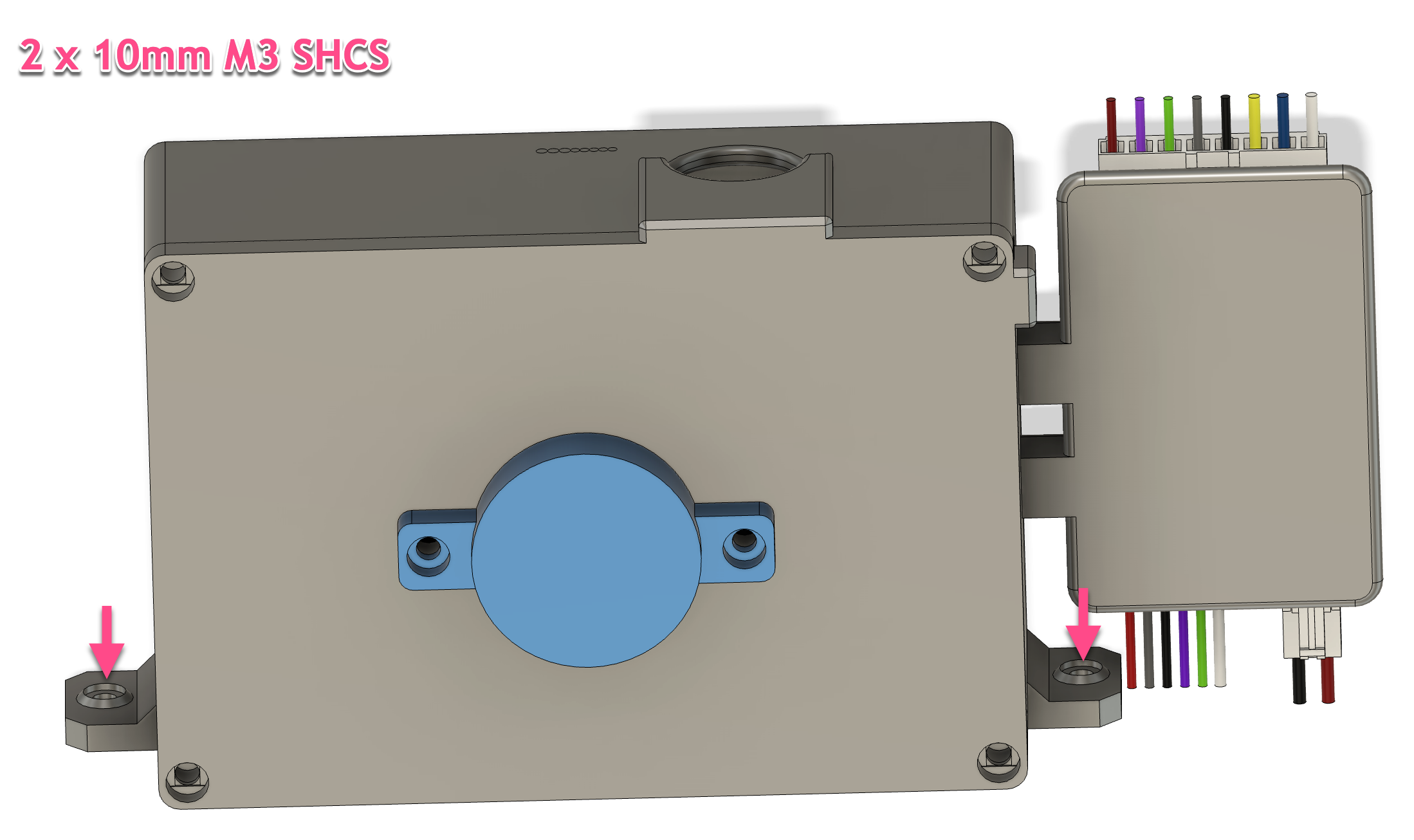 WS7040 CPAP fan mount for aluminum extrusion (Voron 2.4 compatible) por ...