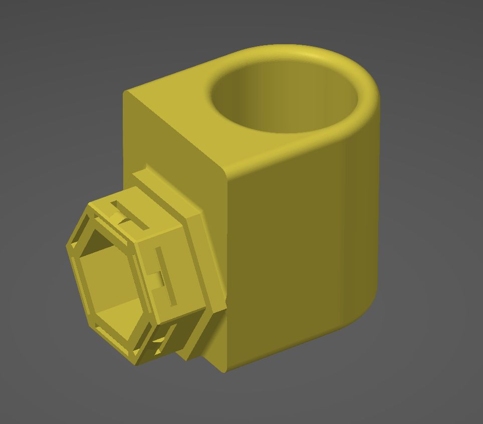 Honeycomb Mini Maglite Flashlight Holder (HSW) by bobasaurus | Download ...