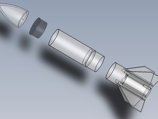 Modular Model Rocket By Landru By Sargekudzu Download Free Stl Model