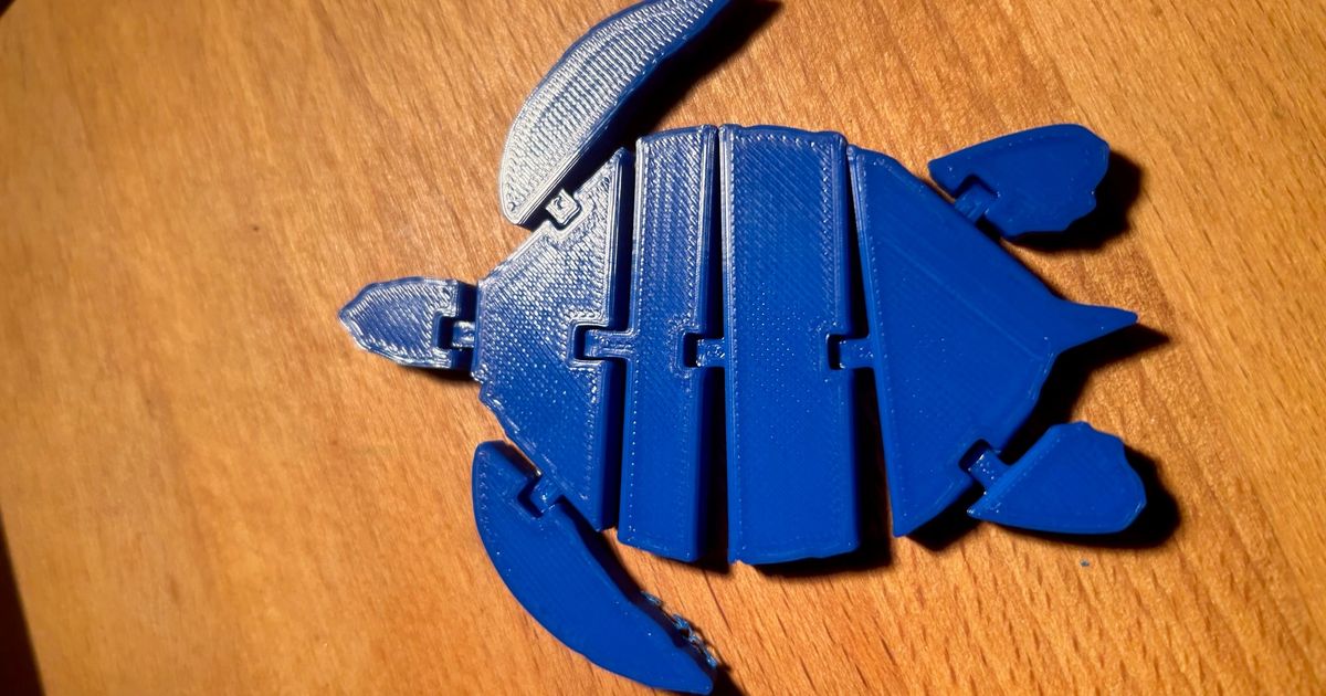 Flexi Turtle by Alfd246 | Download free STL model | Printables.com