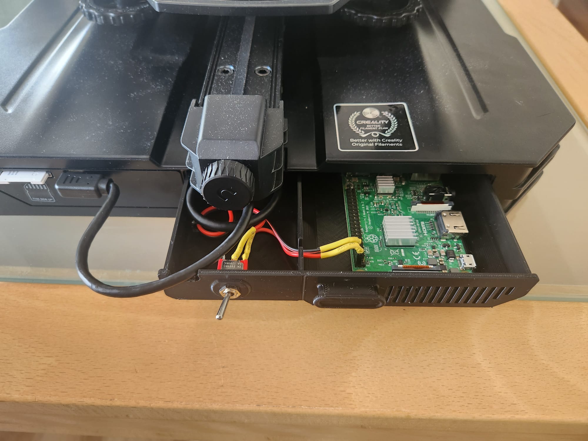 Ender 3 S1 Pro RPi Drawer by Cem0s | Download free STL model ...