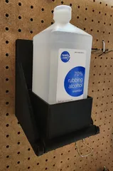 Pegboard combi-square holder by middleagedspread | Download free STL ...