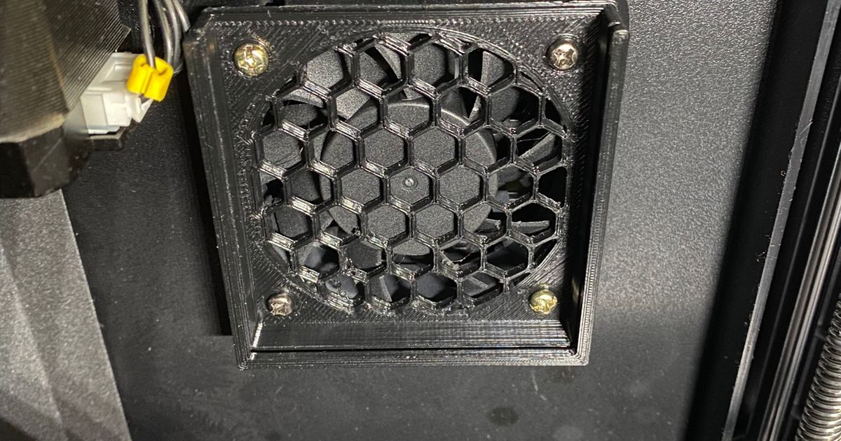 Creality K1 back fan guard by Hassla | Download free STL model ...