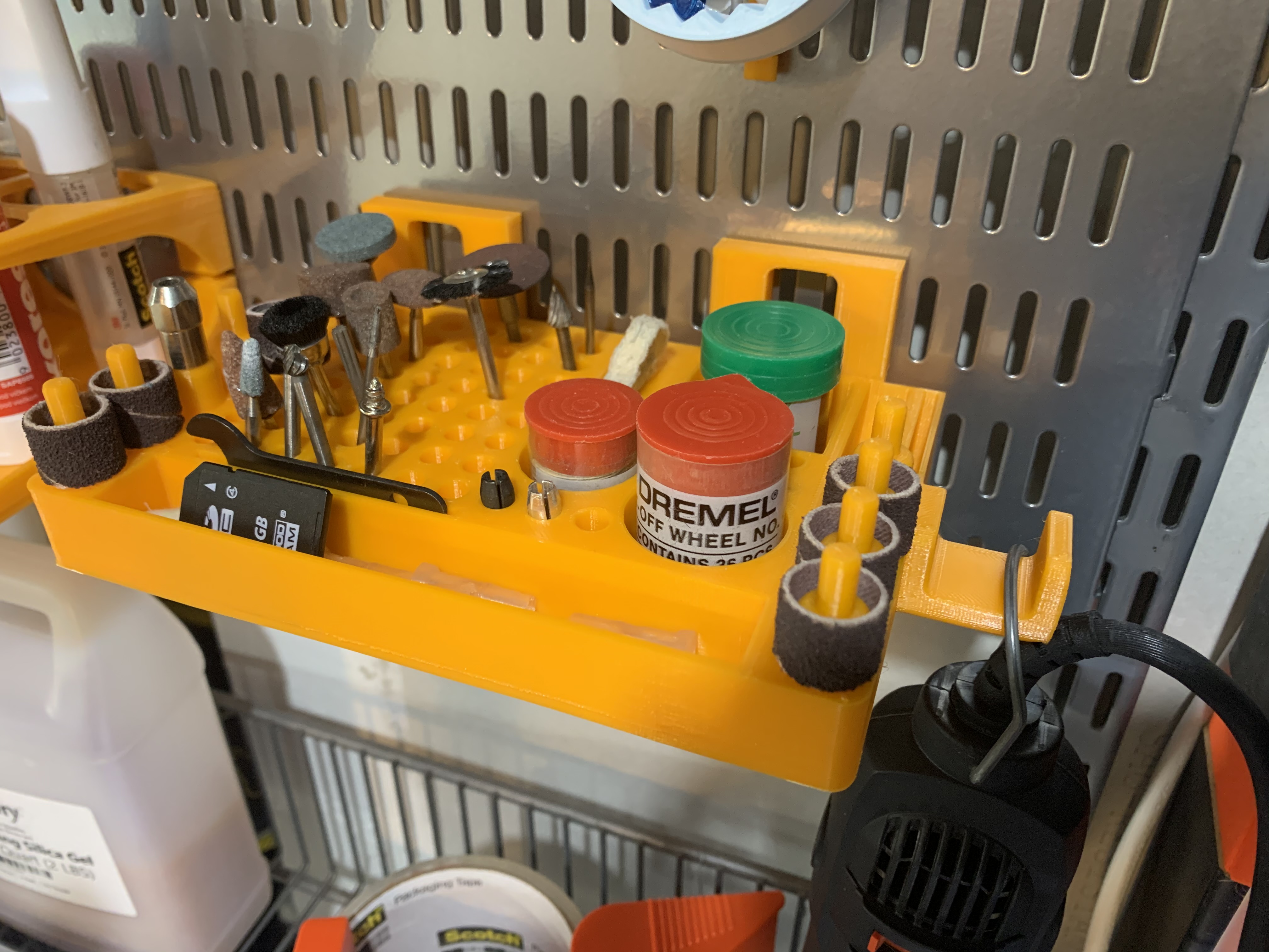 Rotary Accessory Tool Organizer - Elfa bracket by DASMK3S | Download ...