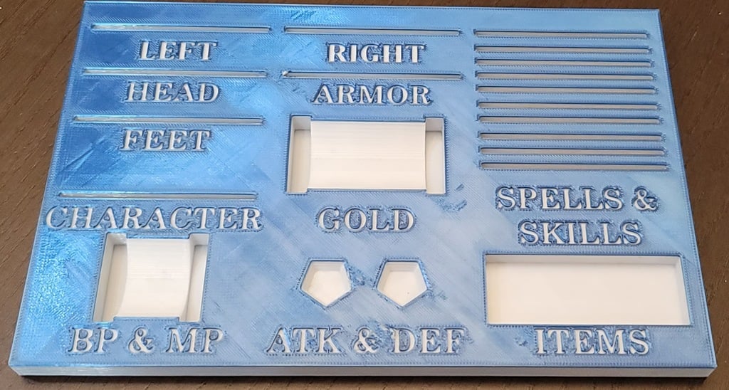 HeroQuest Dashboard 2021 von Resheph | Kostenloses STL-Modell ...