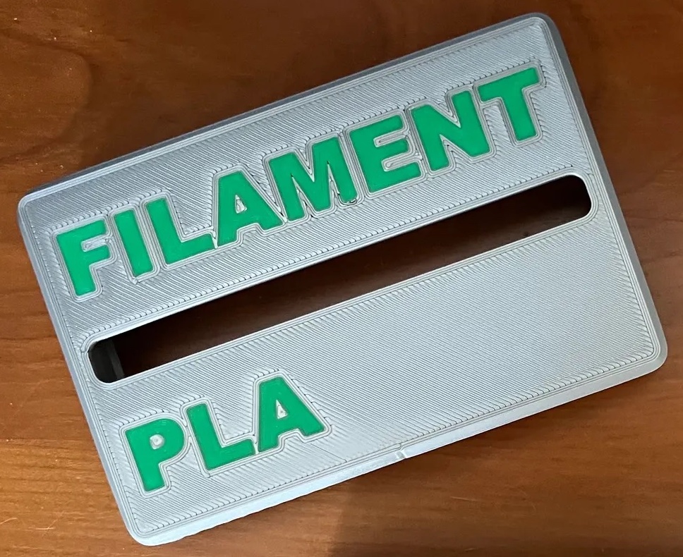 Filament Sample Box Lid Remix for Multicolor Printing by matt31751 ...