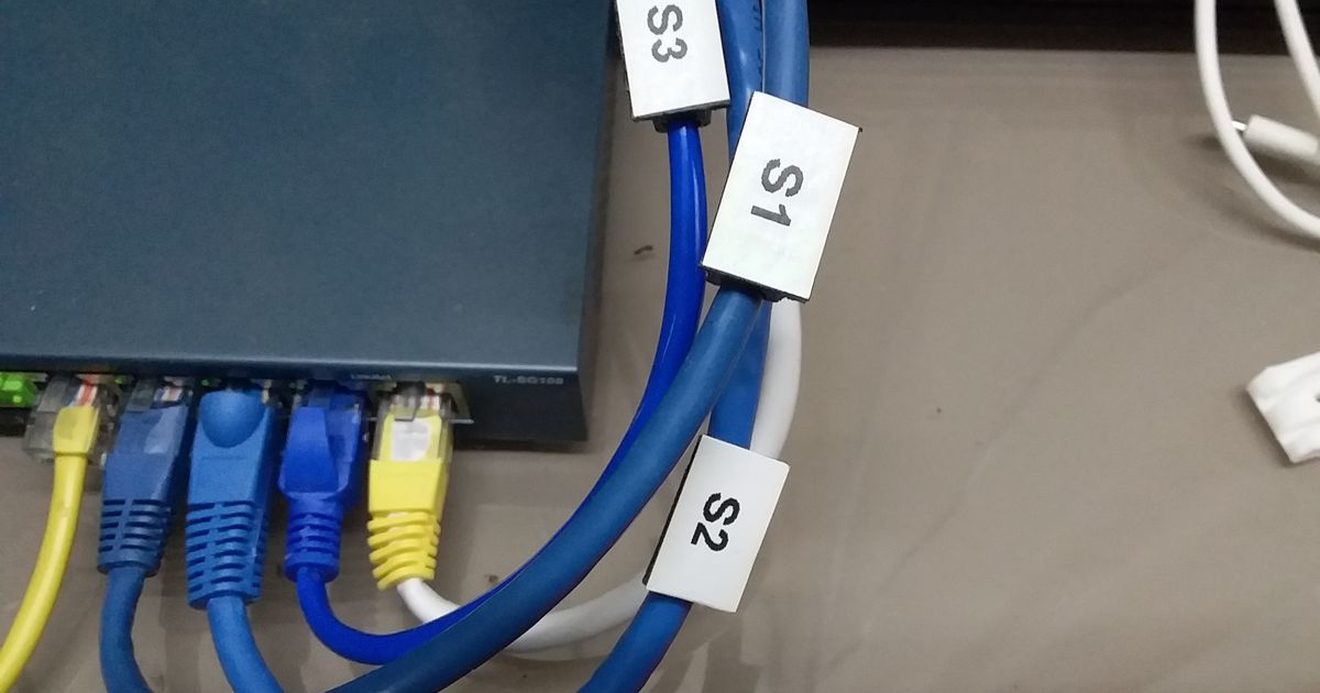 Cable Label by Mark | Download free STL model | Printables.com