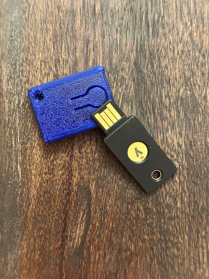 YubiKey Keychain Sleeve USB A by Scott Connelly | Download free STL ...