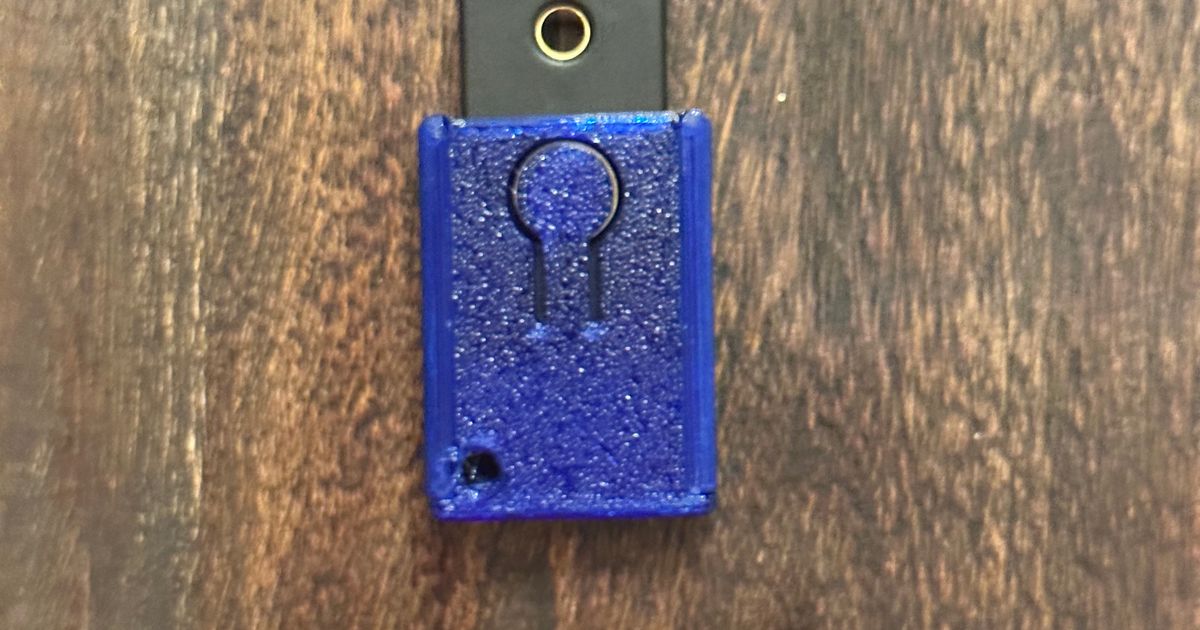 YubiKey Keychain Sleeve USB A by Scott Connelly | Download free STL ...