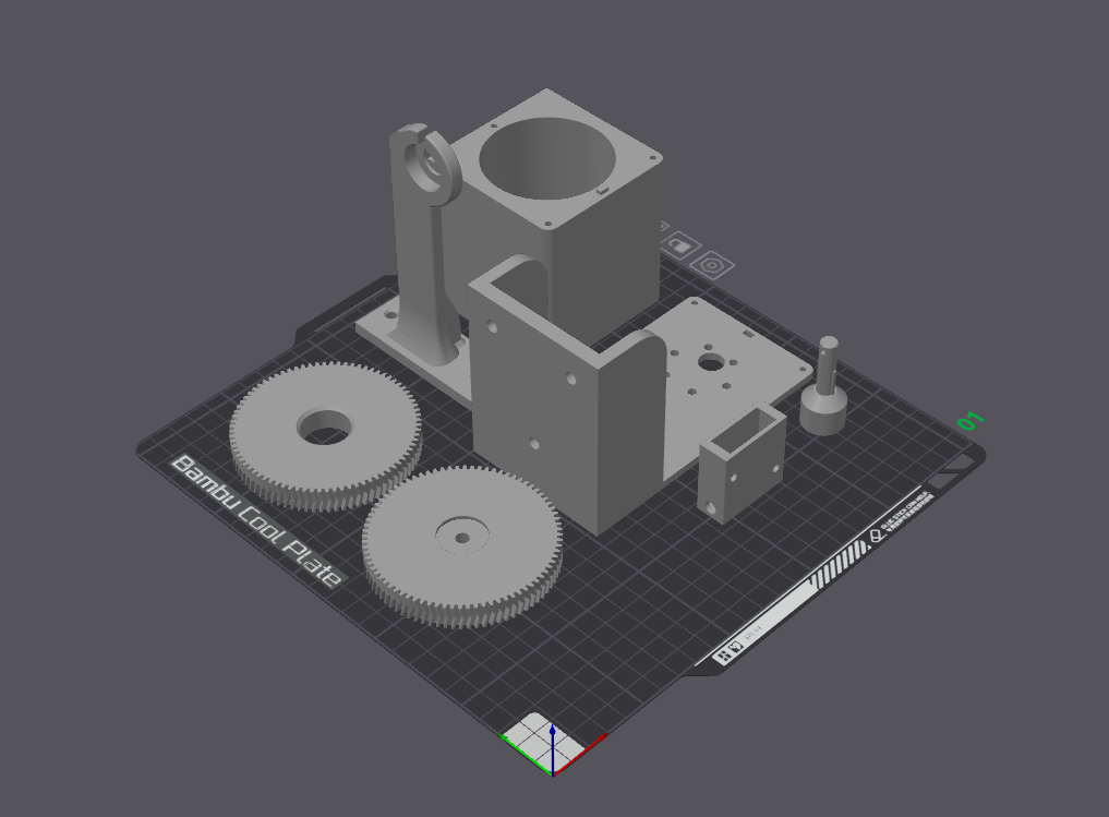 Bambu Lab Spooler Winder Motor Mod por Darinius | Descargar modelo STL ...