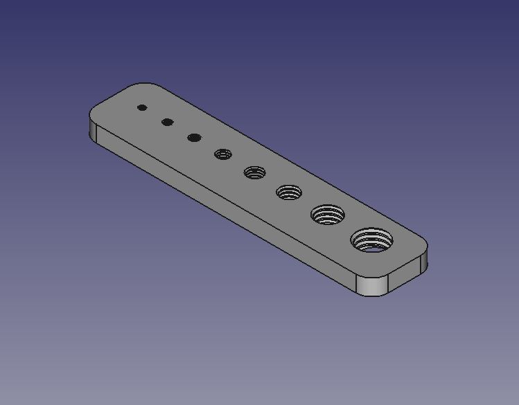 Metric threaded holes by Rodaja3D | Download free STL model ...