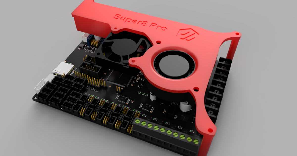 Voron Mellow Super8 Pro drives dual fans par skyaee | Téléchargez gratuitement un modèle STL ...