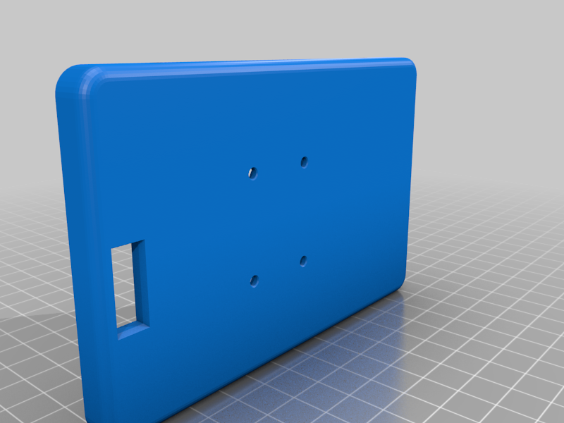SV02 LCD Screen Back Plate for Landscape by Wob | Download free STL ...