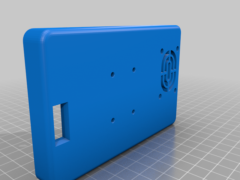 SV02 LCD Screen Back Plate for Landscape by Wob | Download free STL ...