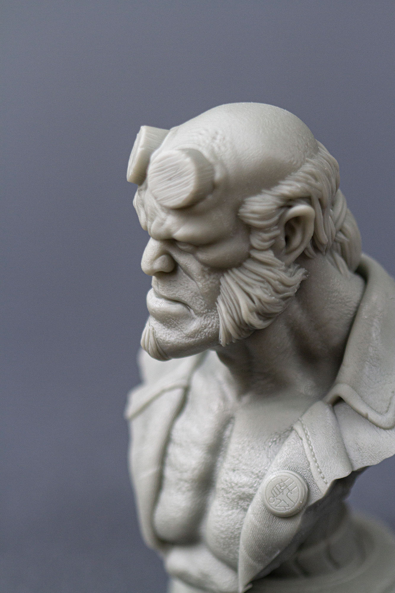 Hellboy bust - presupported by Wekster | Printables Store