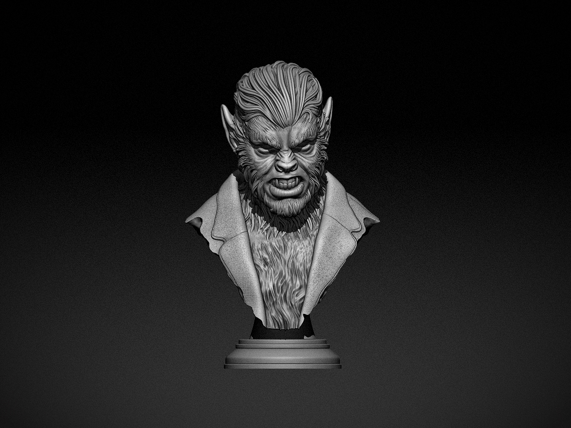 Wolfman - presupported by Wekster | Printables Store
