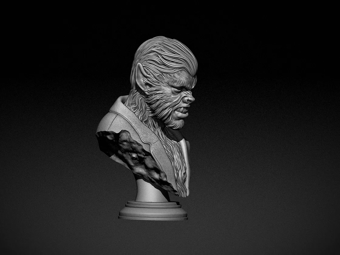Wolfman - presupported by Wekster | Download free STL model ...
