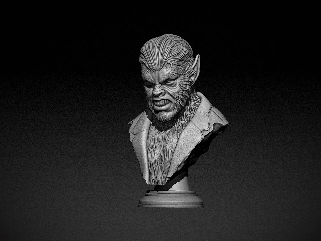 Wolfman - presupported by Wekster | Download free STL model ...