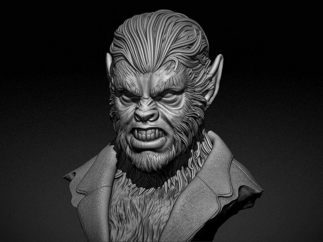 Wolfman - presupported by Wekster | Download free STL model ...