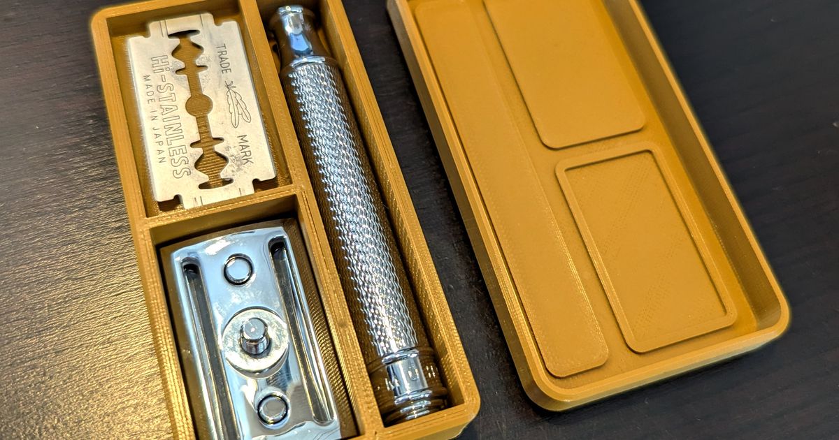 Safety razor box por Benjamin | Descargar modelo STL gratuito ...