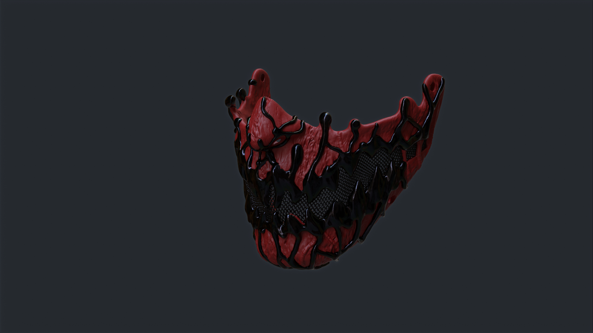 Symbiot mask - single and multimaterial by Wekster | Printables Store