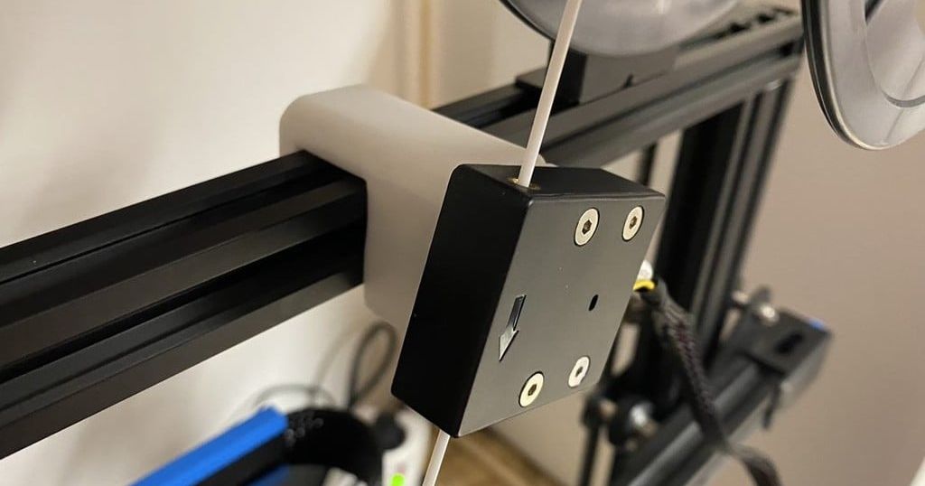 mount for the filament sensor for Ender 3 V2 by demjansein | Download free STL model ...