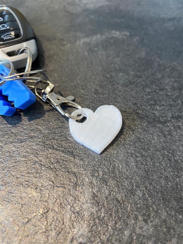 Heart keyring by Kayden | Download free STL model | Printables.com