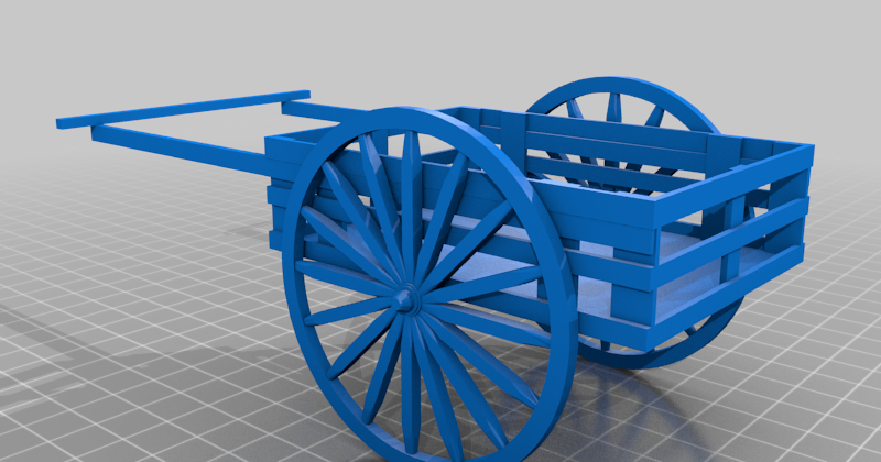 Handcart by chrisgabb | Download free STL model | Printables.com