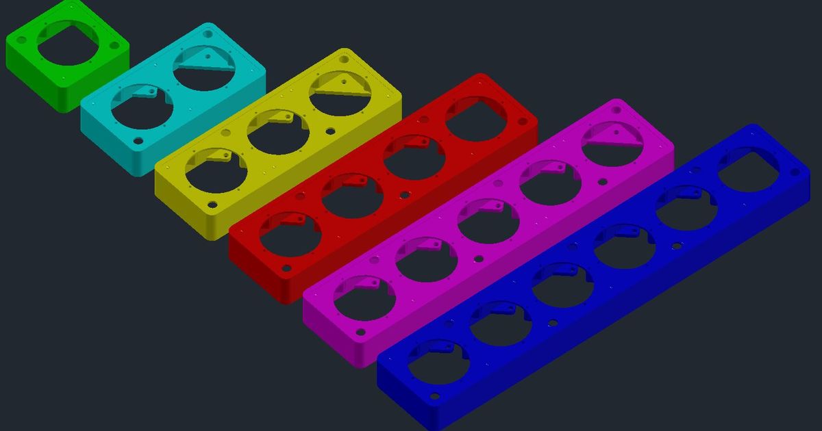 PeHa surface mount frames by ErnumseTremWege | Download free STL model ...