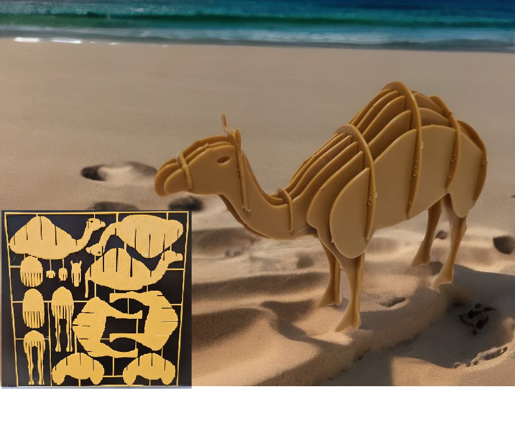 Camel Kit Card by Wilko_SLO | Download free STL model | Printables.com
