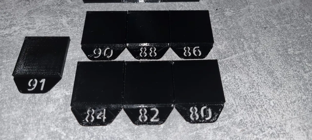 Extrusion multiplier Blocks with numbering 80-110 for Ellis' Tuning ...