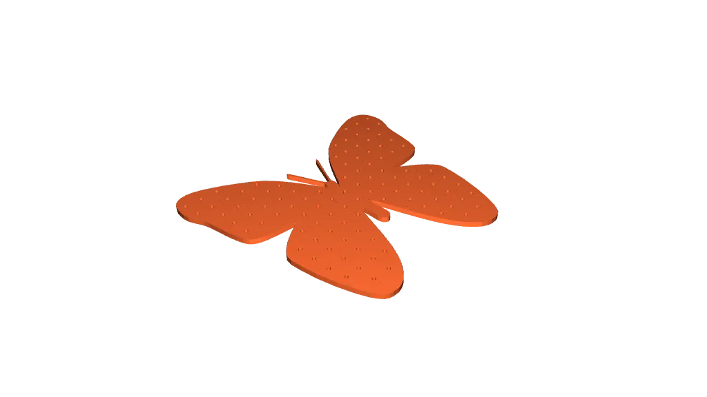 BUTTERFLY EARING STAND by KBartels | Download free STL model ...