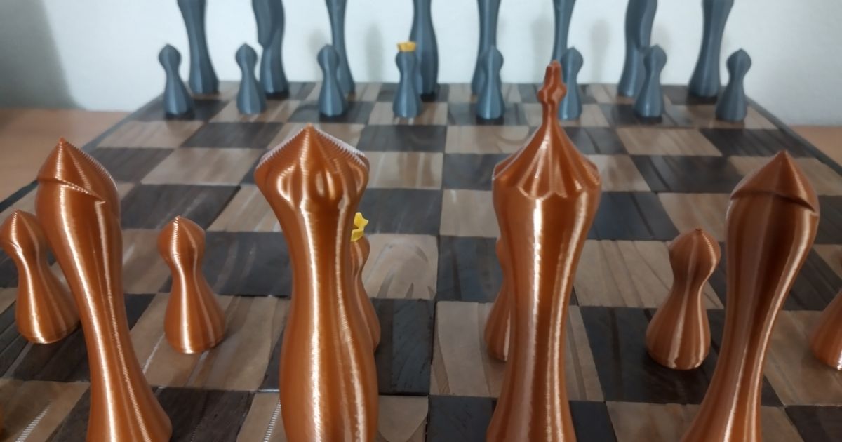 Weighted Chessmen, Spiralized by Jérémy Reeder | Download free STL ...