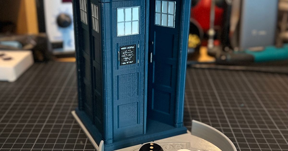 TARDIS Dice Tower "Enhanced" (2023 Tardis) by NeoRame | Download free ...