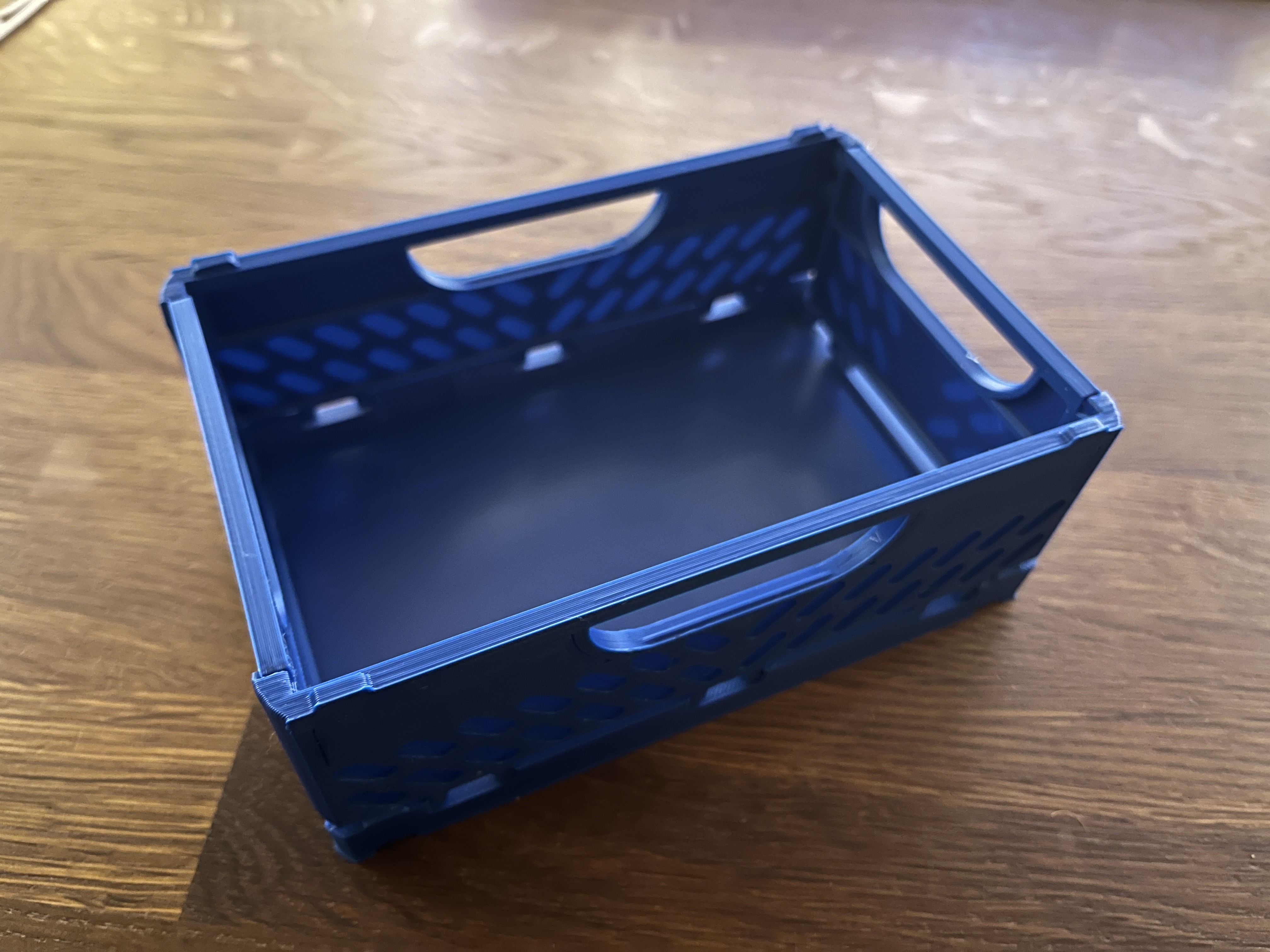 Foldable and stackable Crate - Semi Closed and Fully Closed by LeDomme ...