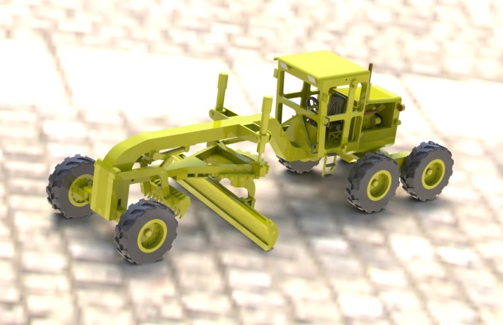 Road Grader by Farscape1111 | Download free STL model | Printables.com
